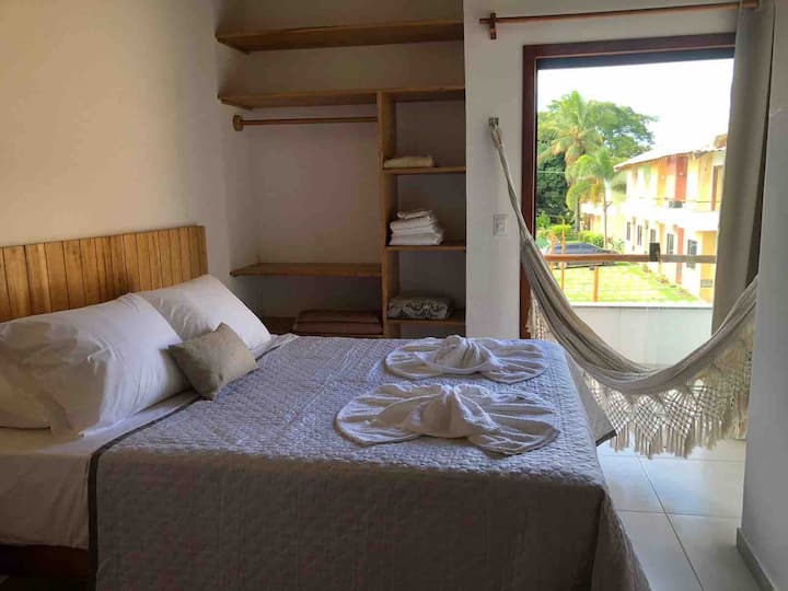 Casa Mel Condomínio Fechado, 2 Suítes, Ar Cond. - Itacaré