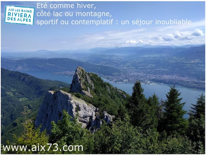 Jardin En Ville : Logement Proche Thermes & Bauges - Lac du Bourget