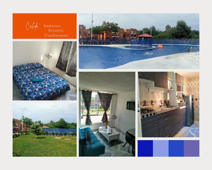 Comodo Apartamento En Ricaurte-cundi. Rnt 111094 - Ricaurte