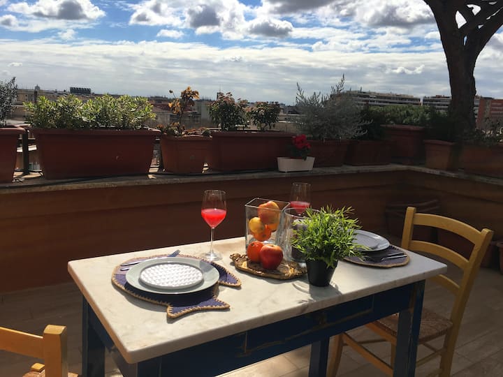 Delicious Studio With Romantic Terrace Trastevere - Roma