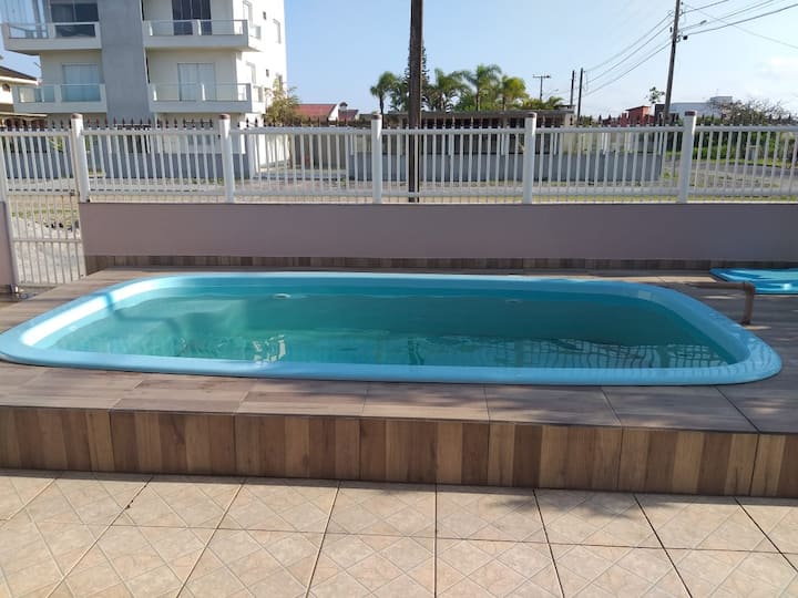 Sobrado Com Piscina A 50 M Da Praia - Guaratuba