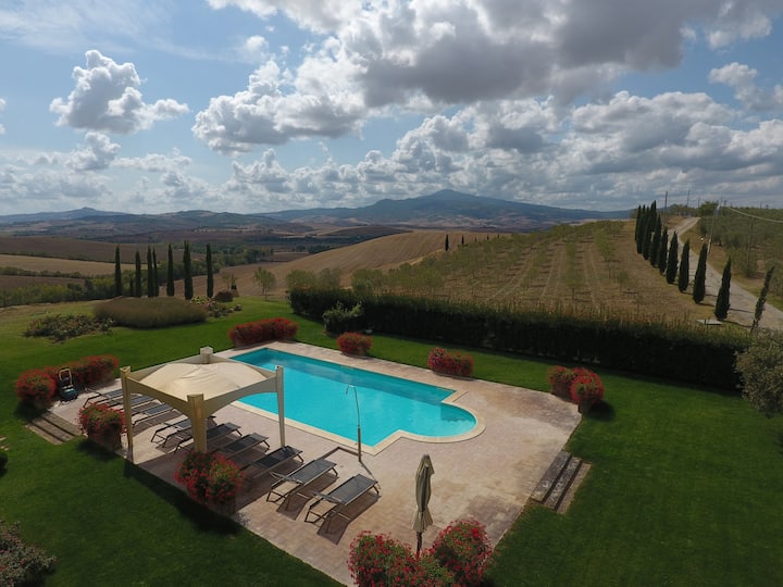 Gorgeous Villa 18p In The Heart Of Tuscany Hills - Montepulciano