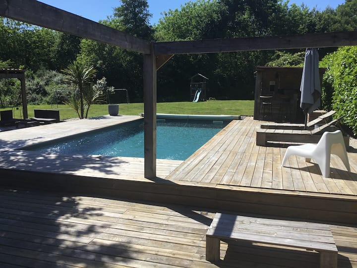 Landaise Rénovée, Piscine Chauffée, Plage à 35 Min - Dax