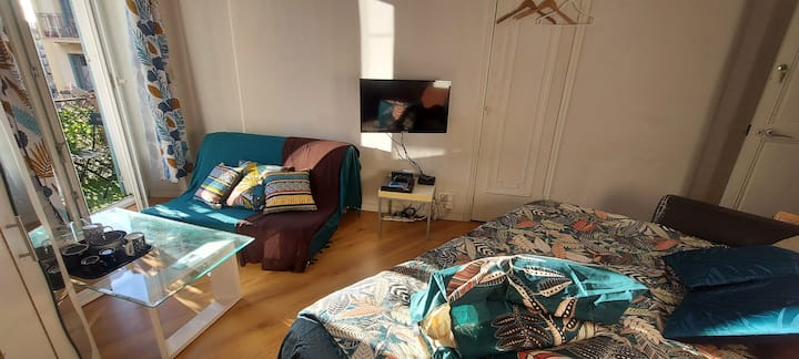 Chambre Agréable Avec Balcon Quartier Du Port - 尼斯