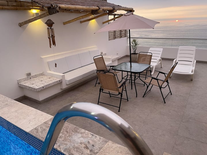 Sea View, Apartment 2 Levels With Pool. - Peru