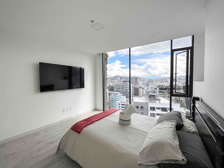 24/7 Light Suite - Suite Floor 17 - Amazing View - Quito