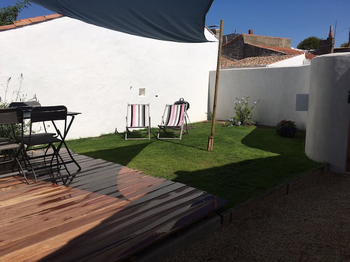 Joli Studio Avec Jardin Centre-ville Noirmoutier - Noirmoutier-en-l'Île