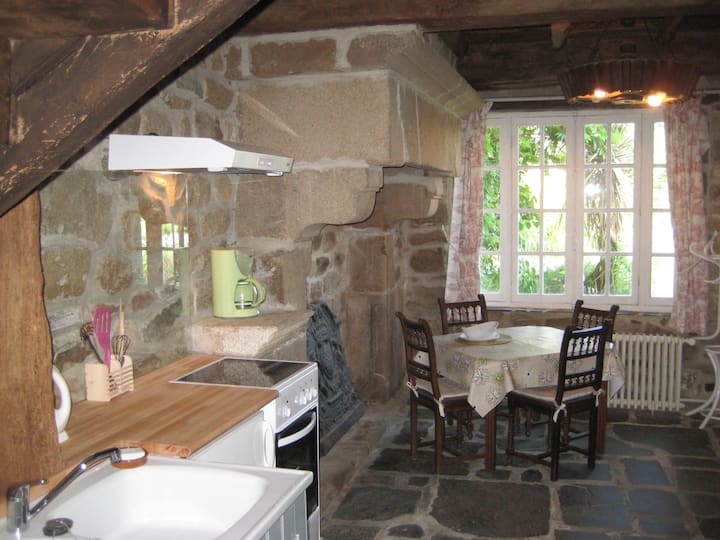 B&b Lan Caradec, Chambre Bleue - Trédarzec