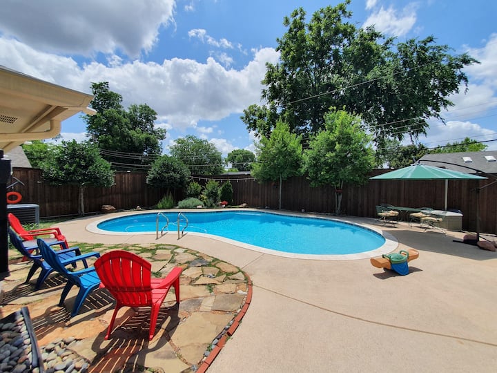 Your Spacious Private Getaway With Pool And Bbq - Dallas, TX