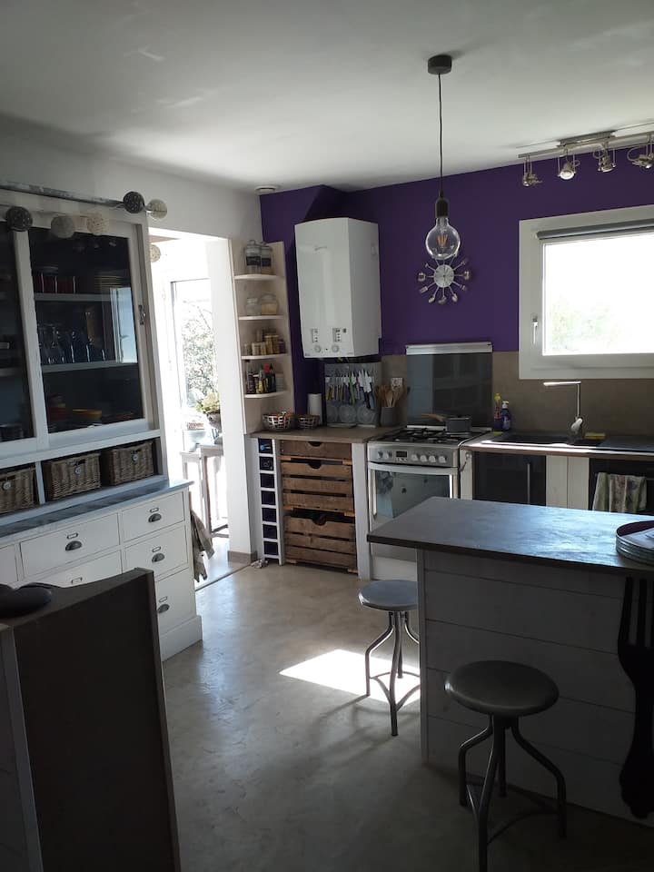 Chambre Privée 2 Personnes Dans Maison Drôme - 克雷斯