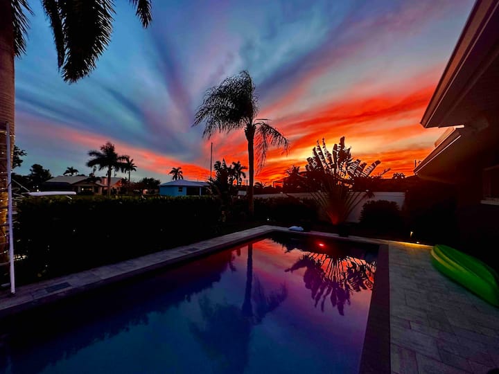 Sun Drenched Canal Home - Cape Coral, FL