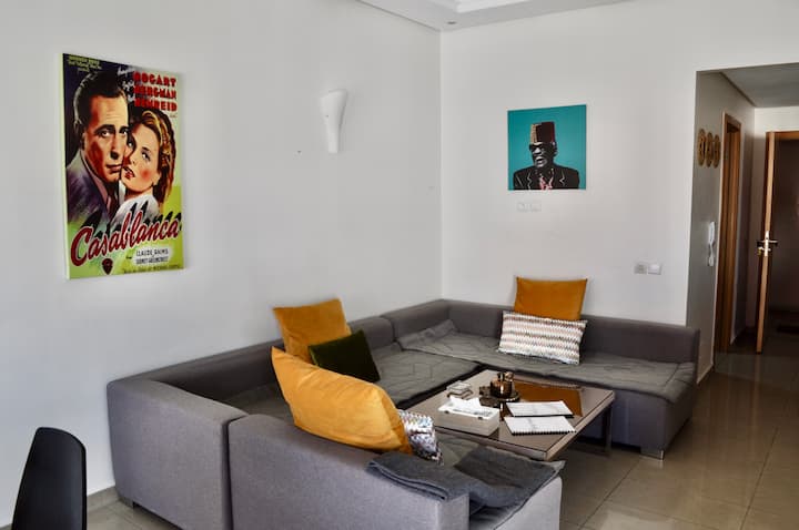 Ambiance Cosy Studio Neuf, Ensoleillé Et Charmant - Casablanca