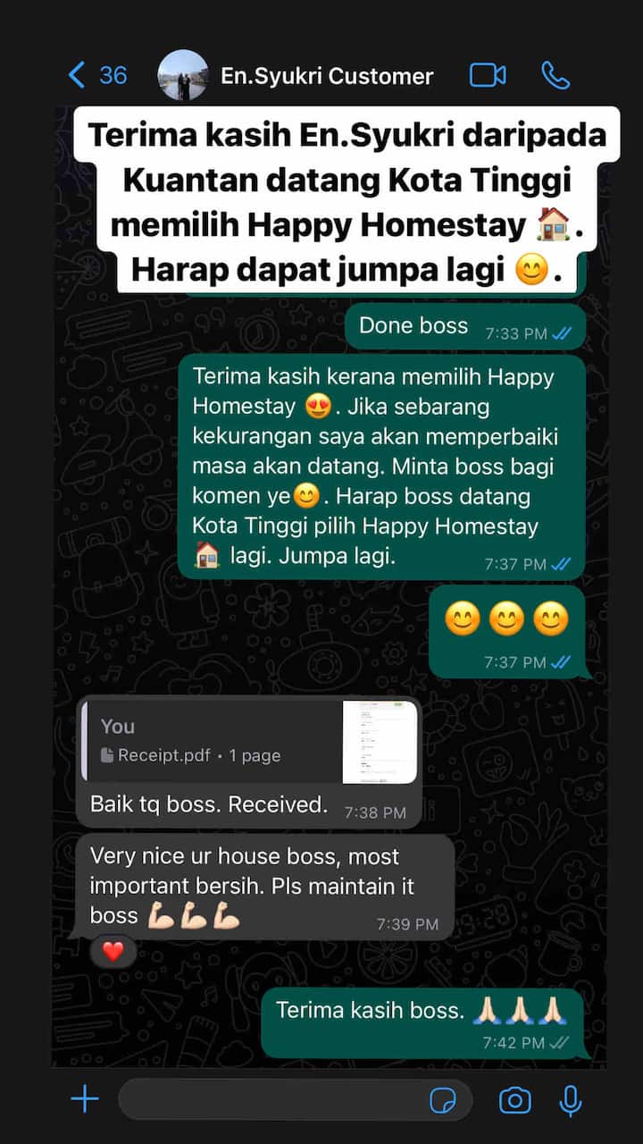 Happy Homestay - Kota Tinggi