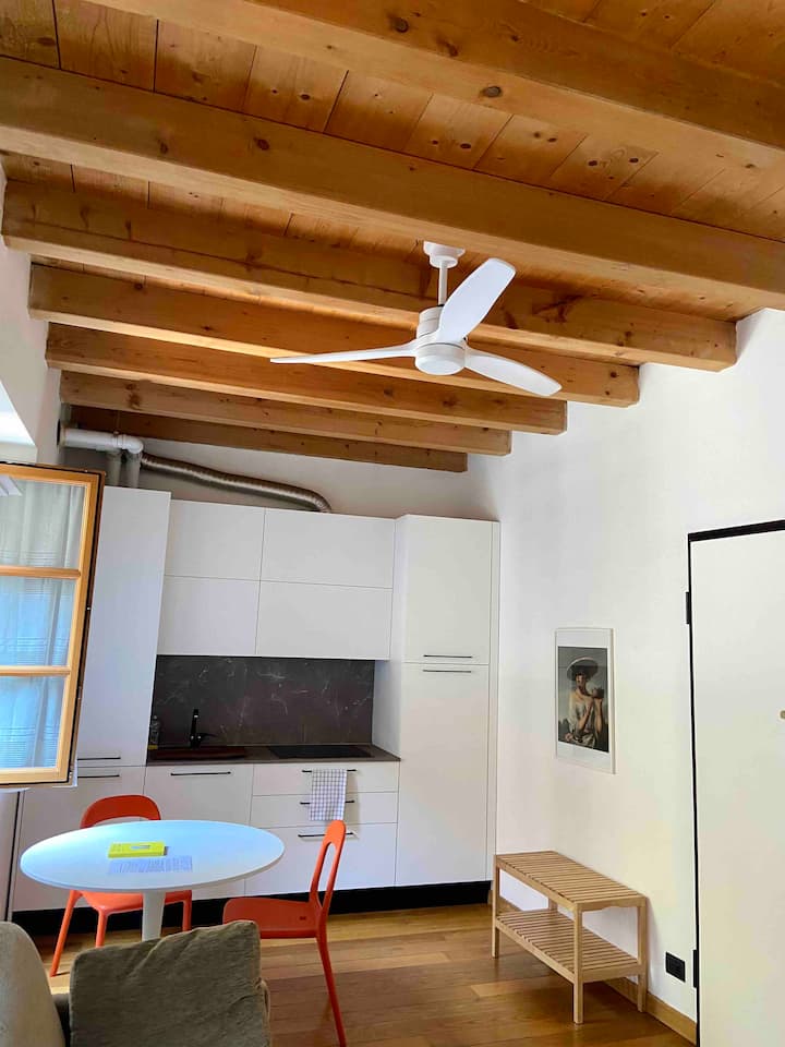 Studio In 17th Cent. Court Near Como's Cathedral - Como