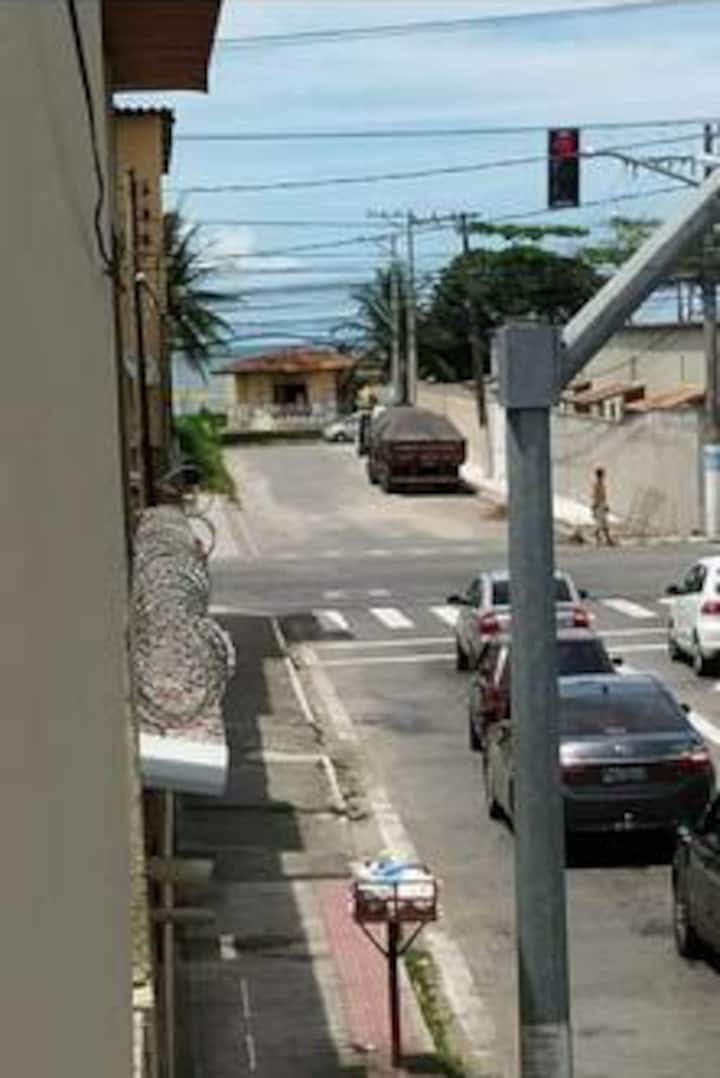 Apartamento Uma Quadra Da Praia Próximo Comércios - Serra