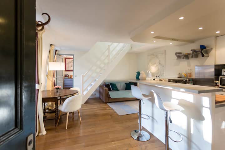 Wonderful Duplex In The Marais .Mobility Lease - Gare de l'Est - Paris