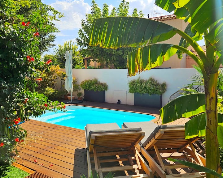 Jolie Villa Au Calme Piscine Privée 10 Min D'aix. - Aix-en-Provence