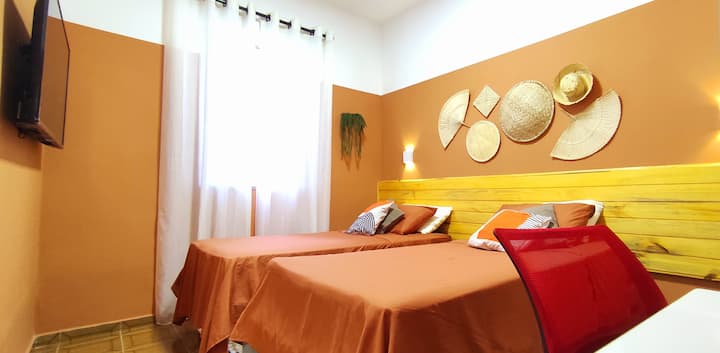 Q1 - Linda Aconchegante- Centro Ar Cond 2q Garagem - Taubaté