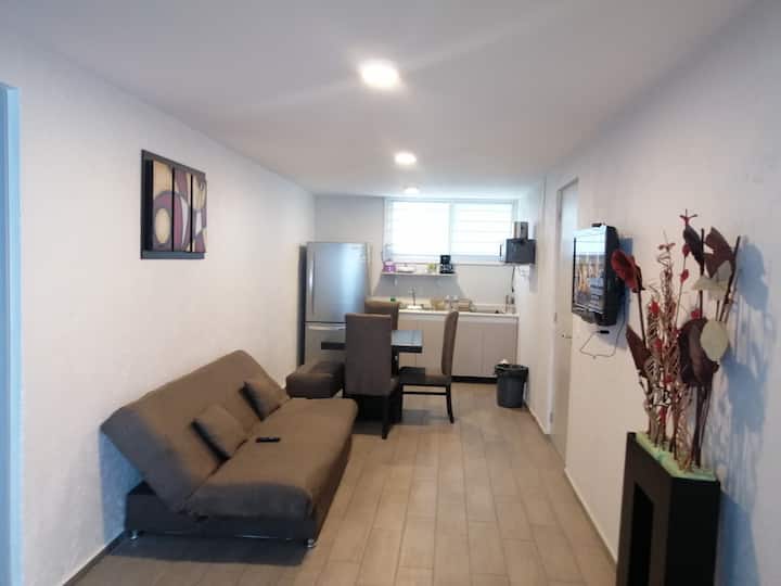 Depto Con Home Office, Excelente Ubicacion - Ciudad de México