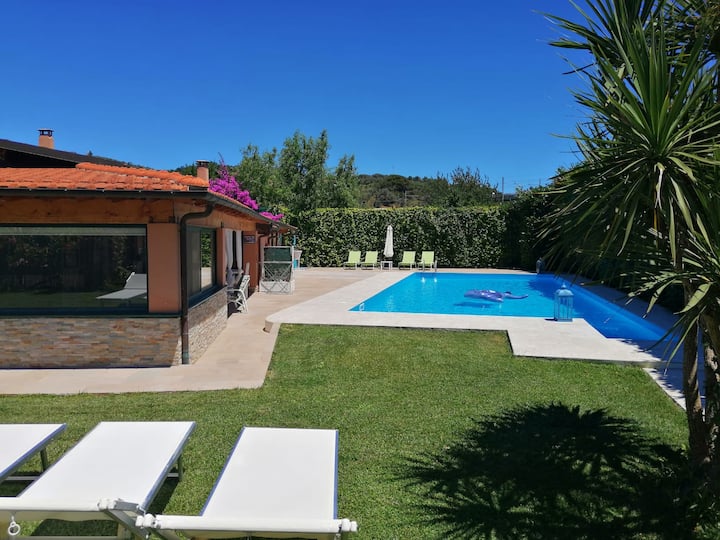New Apartment X5 People  In Villa With  Pool  Hot -Hub  2. Km From The Sea - San Lorenzo al Mare