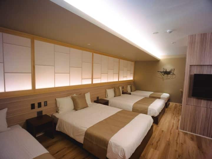 A【41㎡】1 Single Bed / 3 Double Beds - Beppu