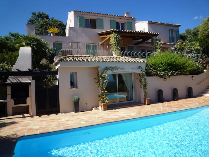 Villa 5 Chambre 5* Clim Belle Vue Mer Et Collines - Cavalaire-sur-Mer