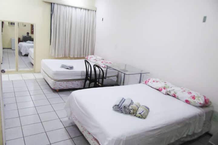 Studio 2 Quartos Privados Ar Wifi Na Beira Mar - Fortaleza