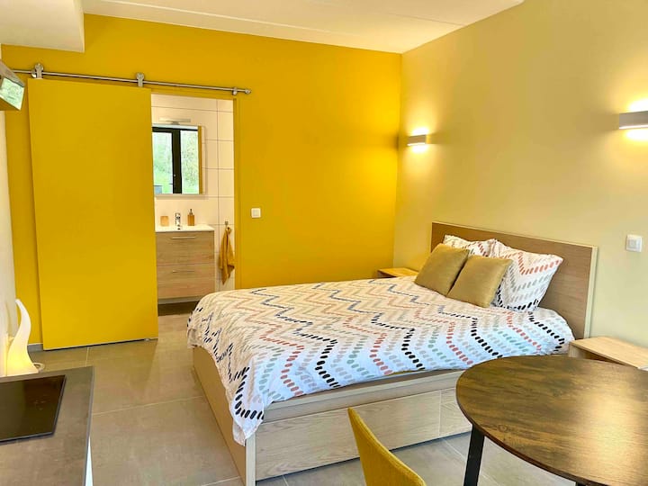 Studio Paisible Avec Sdb Privée Et Cuisine éQuipée - Aywaille