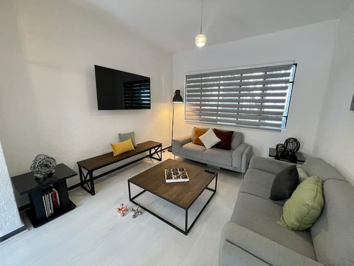Homely & Sunny New Look Apartment Escandon - Mexico City
