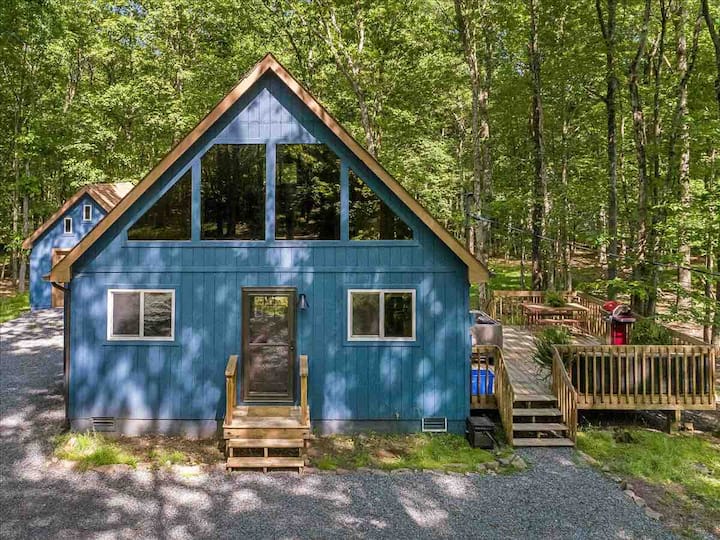 Tall Trees A-frame Near The Lake W/ Hot Tub - Pennsylvania