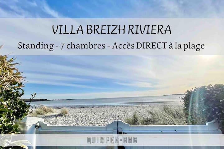 Villa Breizh Riviera - La Plage Au Bout Du Jardin! - Concarneau