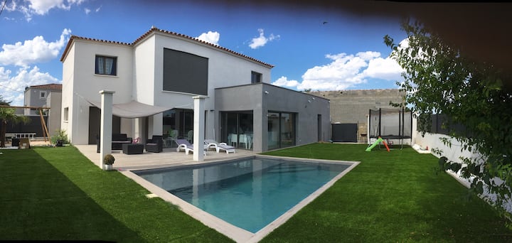 Magnifique Villa Sans Vis à Vis - Lunel