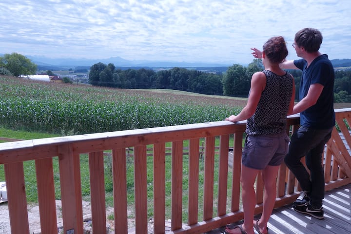 Ruhig Gelegener Biohof Mit Bergblick (Morgensonne) - Ried im Innkreis
