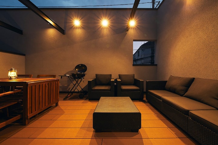 Musashi Condo Shinjuku - 2f Terrace Suite - 澀谷區