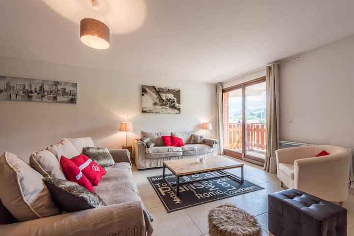 Appartement Neuf, 4 Chambres,vue Pistes,perrieres - レ・ジェ