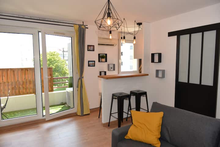 **Beau T2** Parking, Fibre, Netflix,wifi Climatisé - Toulouse
