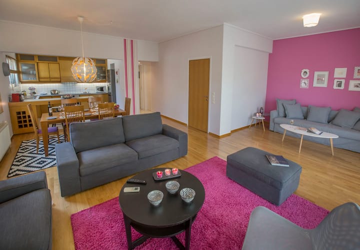 Family/group Flat Palaio Faliro - Grèce