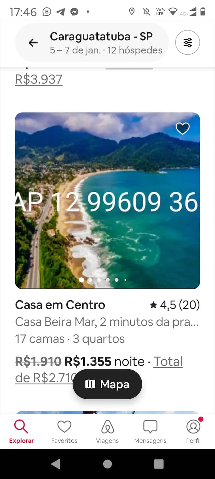 Casa Beira Mar Centro Caragua - Caraguatatuba