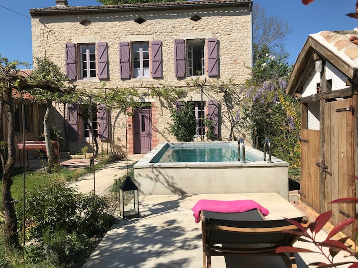 Gite Vintage Et Charmant Avec Sa Piscine - Tarn-et-Garonne