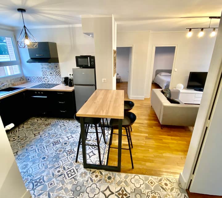 Neuf & Cosy: 3 Chambres + Balcon, Tout éQuipé - La Citadelle de Besançon