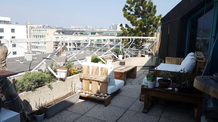 Fully Equiped Loft-attique With Terrace In Geneva - Saint-Julien-en-Genevois