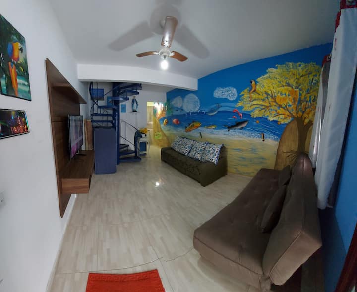 Sobrado Aconchegante Decorado. Venha Conhecer! - Caraguatatuba