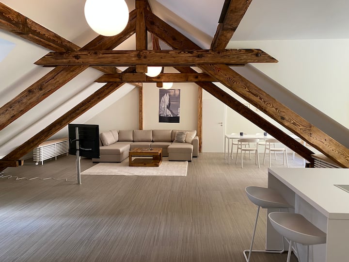 Large White Spacious Loft - Ac, Free Parking, Wifi - Baden-Baden