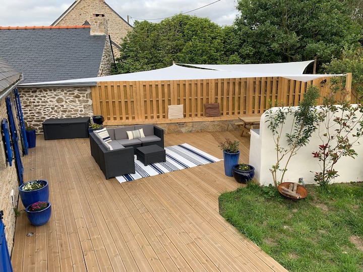 Longère à La Campagne. - Plouguerneau