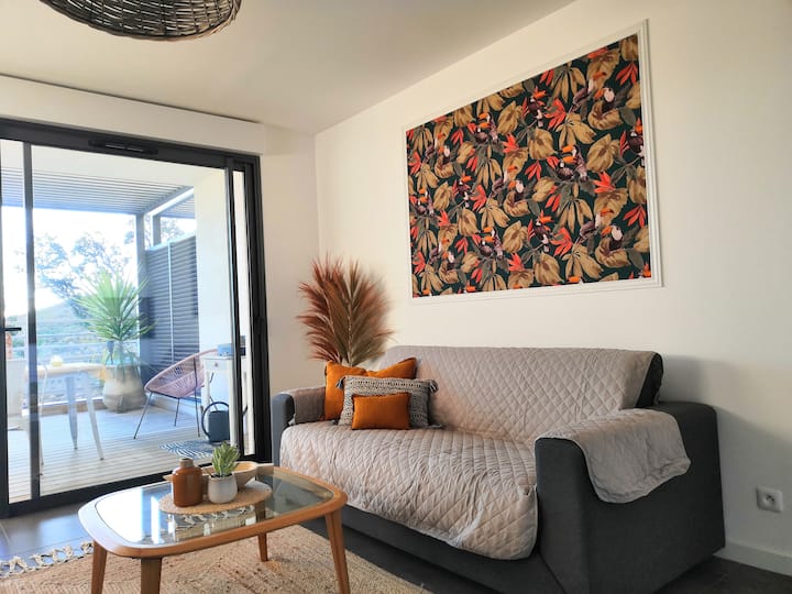 Studio Cosy Villa 1 Sur Les Hauteurs De Porticcio - Corsica