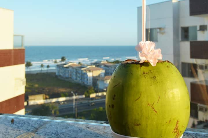 Linda E Ampla Cobertura C/3 Suites Frente P/ O Mar - Ilhéus