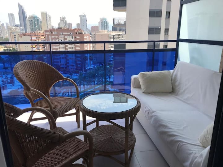 Modern Apartment_view_wifi_parking_beach_smart Tv - Villajoyosa