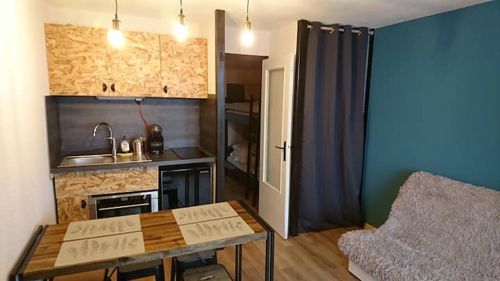 Beau Studio, 4 P , Sud , Alpe D'huez - L'Alpe d'Huez