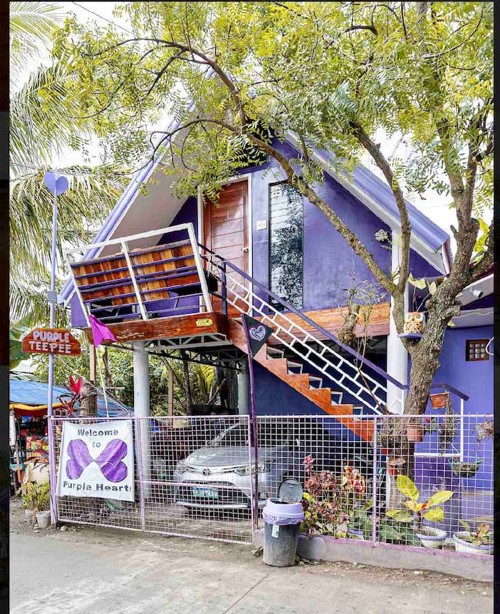 A Centrally-located Purple Teepee - Moalboal