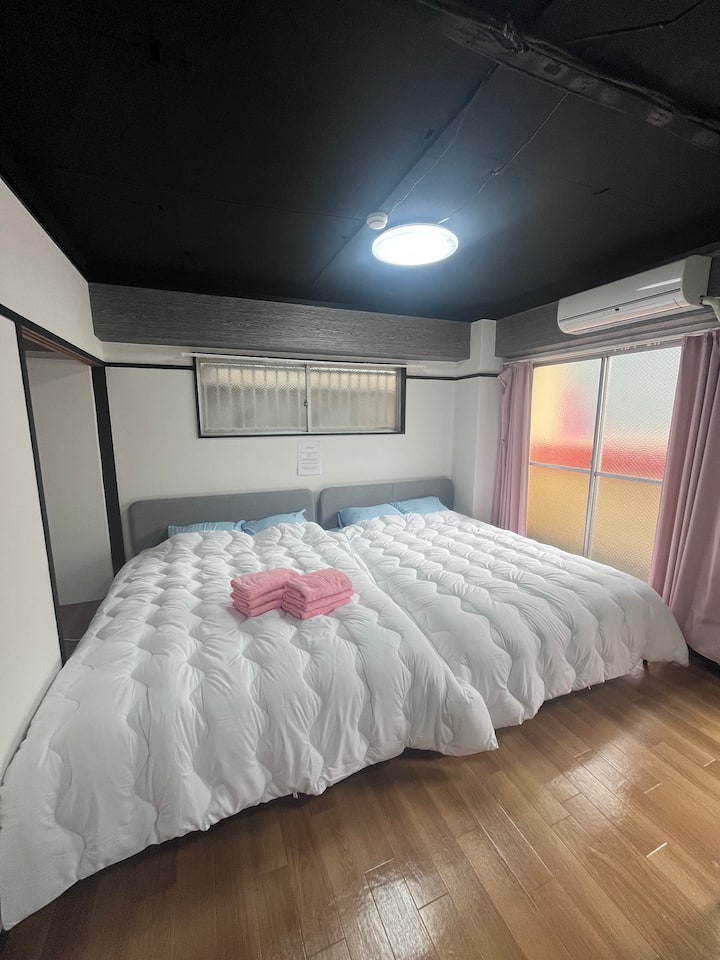 心斎橋商店街まで2分!関西空港直結/道頓堀まで5分/難波/心斎橋/コンビニすぐ!心斎橋駅から4分! - Osaka